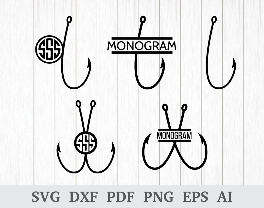 Fish Hook SVG, Fishing Hook Svg, Fishing Svg, Nautical SVG, Fishing Svg ...