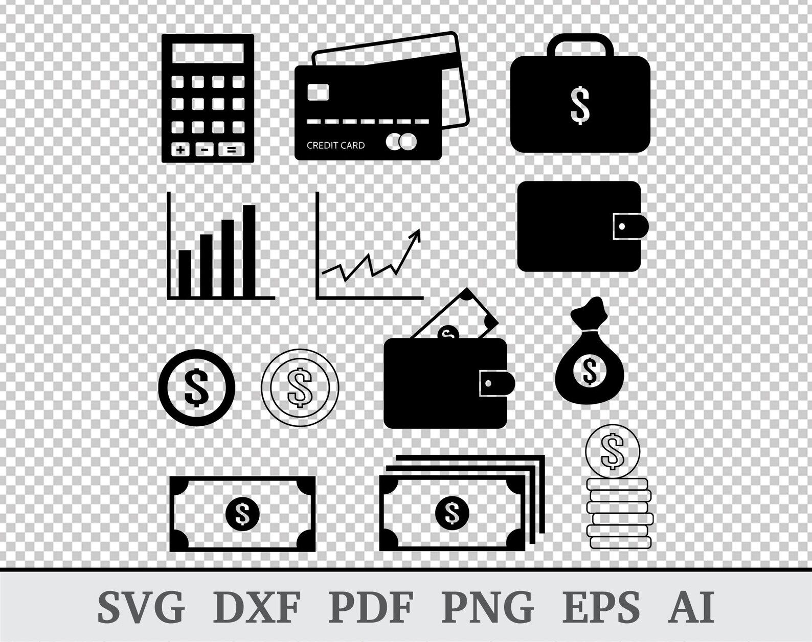 Money Svg Dollar Svg Cash Svg Currency Svg Money Bag Svg - Etsy