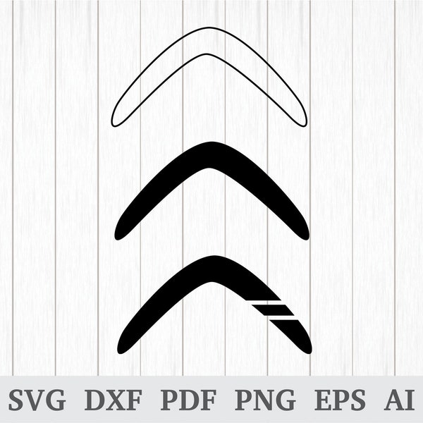 Boomerang Dxf Files - Etsy