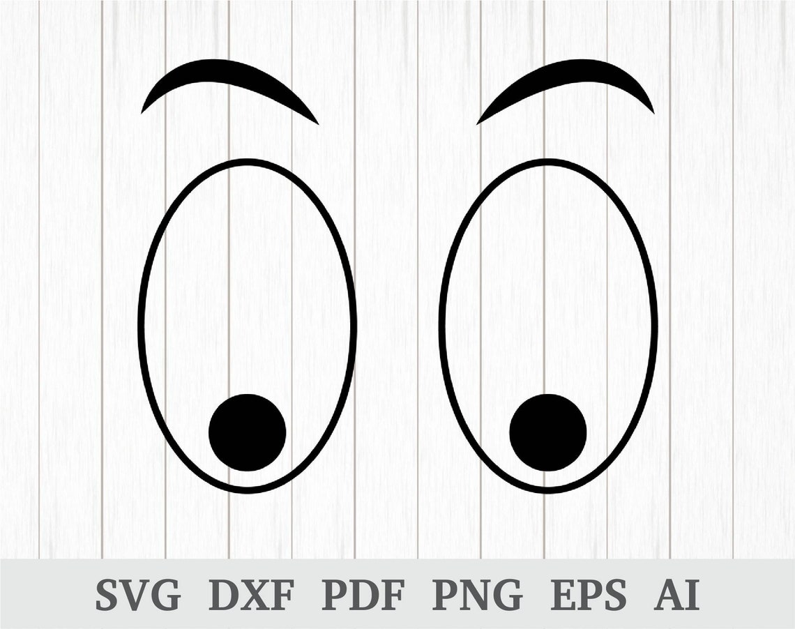 Eyes Svg, Cartoon Eyes Svg, Goofy Eyes Svg, Cartoon Eyes Clip Art ...
