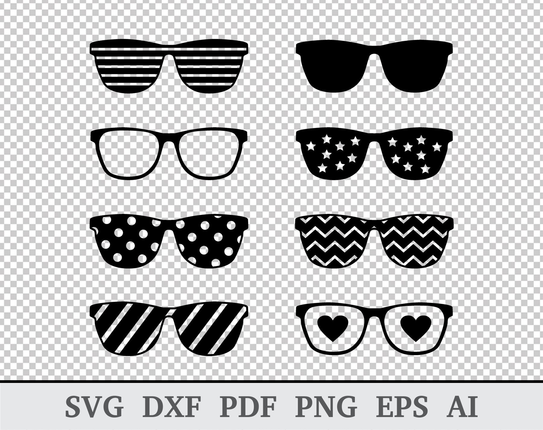 Sunglasses SVG Glasses SVG Shades svg Sun Glasses svg svg | Etsy