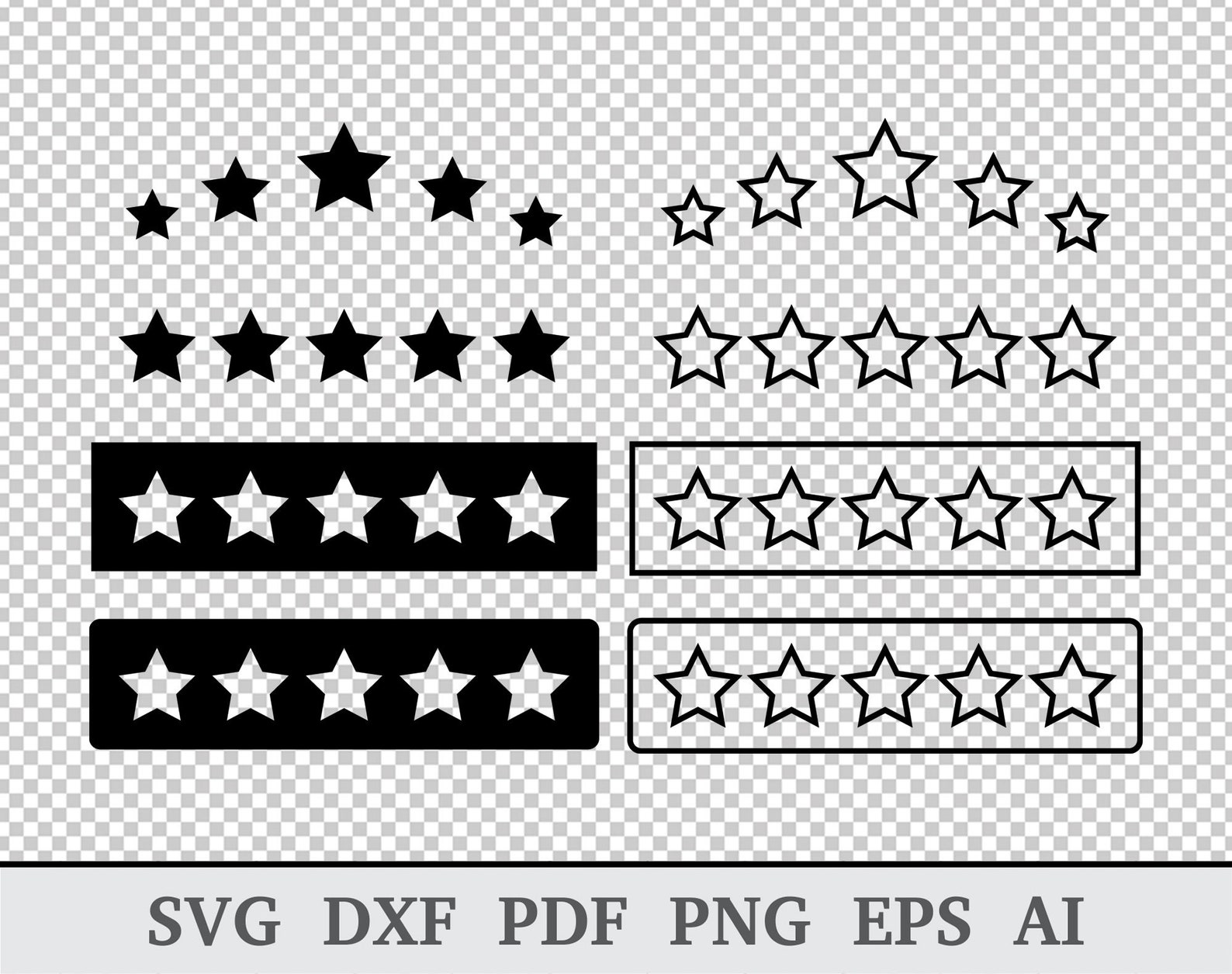 Five Star Svg , Five Stars Svg, Stars Svg, Ratings Svg, Feedback Svg ...