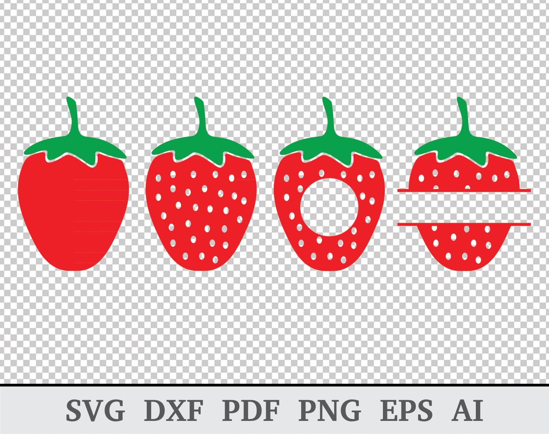 Strawberry Svg Strawberry Png Strawberry Clipart Strawberry - Etsy