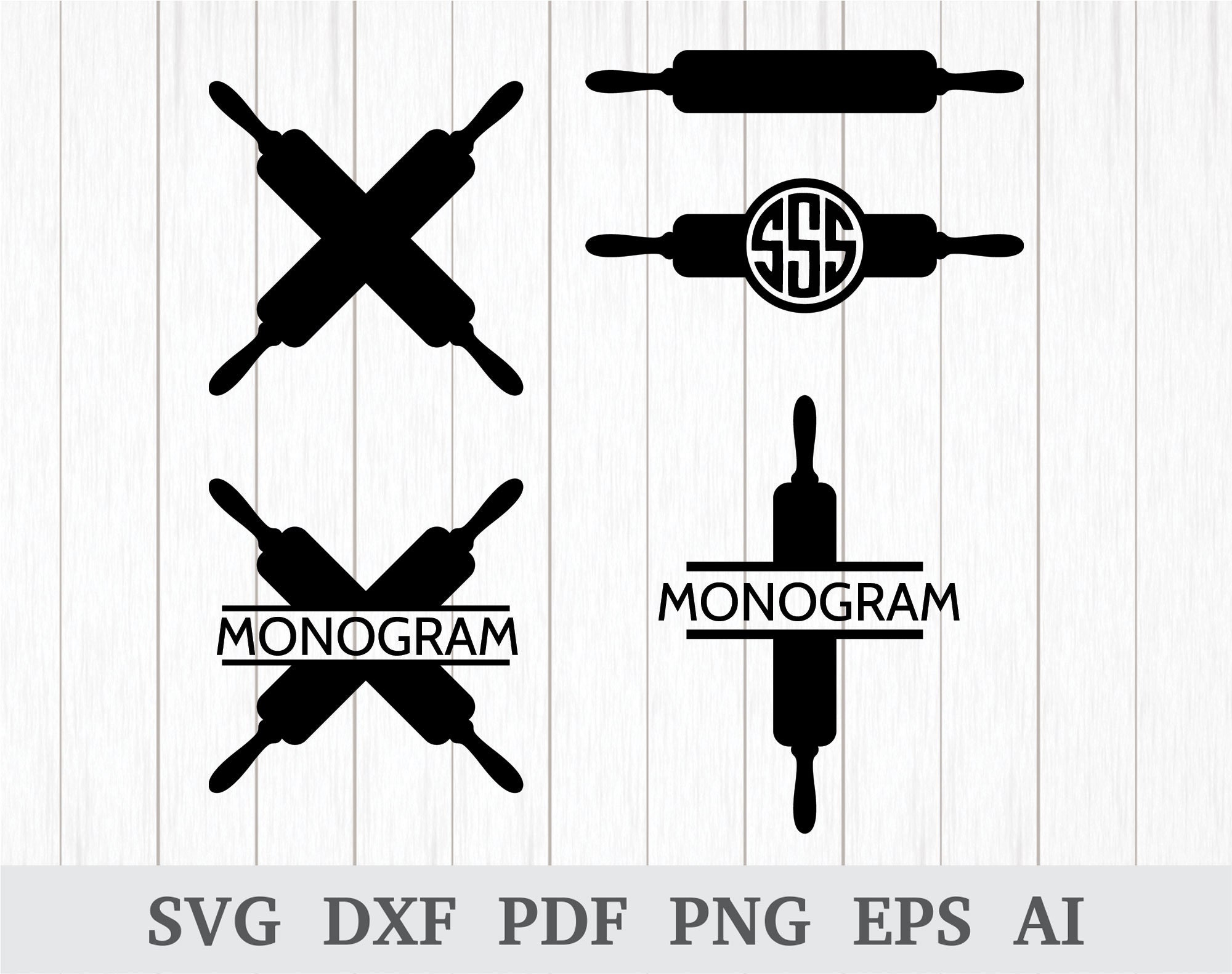 Rolling Pin SVG Rolling Pin Vector Baking Svg Kitchen Svg - Etsy