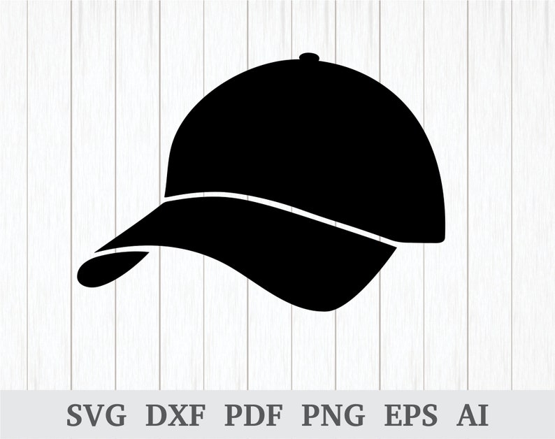Baseball Cap SVG Baseball Cap Clipart Sports Svg Baseball - Etsy