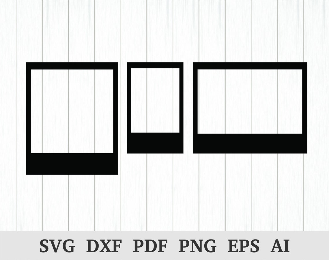 Instant Camera Frame Svg Instant Film Frame Svg Polaroid | Etsy
