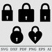 Lock SVG, Locks SVG , Lock Vector, Locks Vector, Heart Lock Svg, Paddle ...