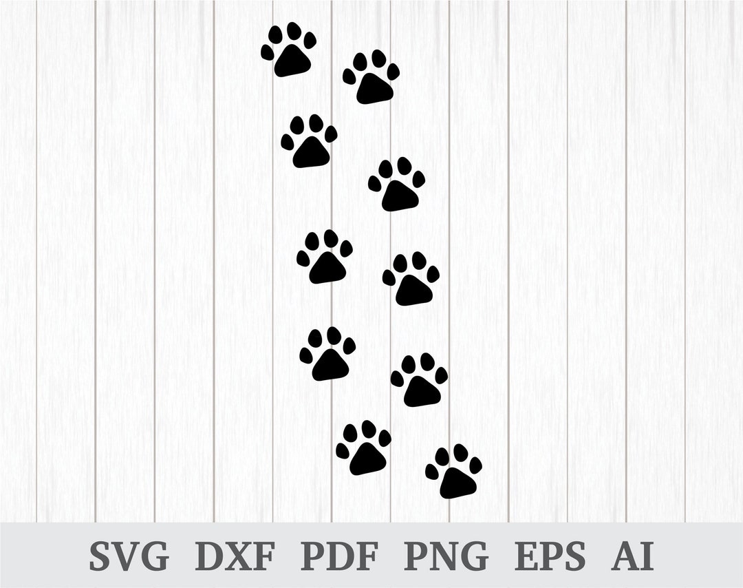 Paw SVG, Dogs SVG, Animal Lover SVG, Paw Marks Svg, Dog Svg, Dog Paw ...