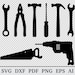 Tools SVG, Tools Clipart, Tools Vector, Hammer SVG, Screwdriver Svg ...