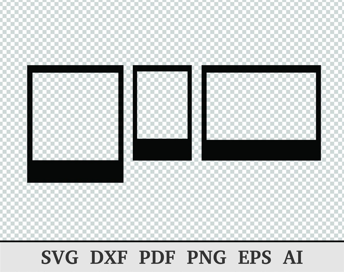 Instant Camera Frame Svg Instant Film Frame Svg Polaroid | Etsy