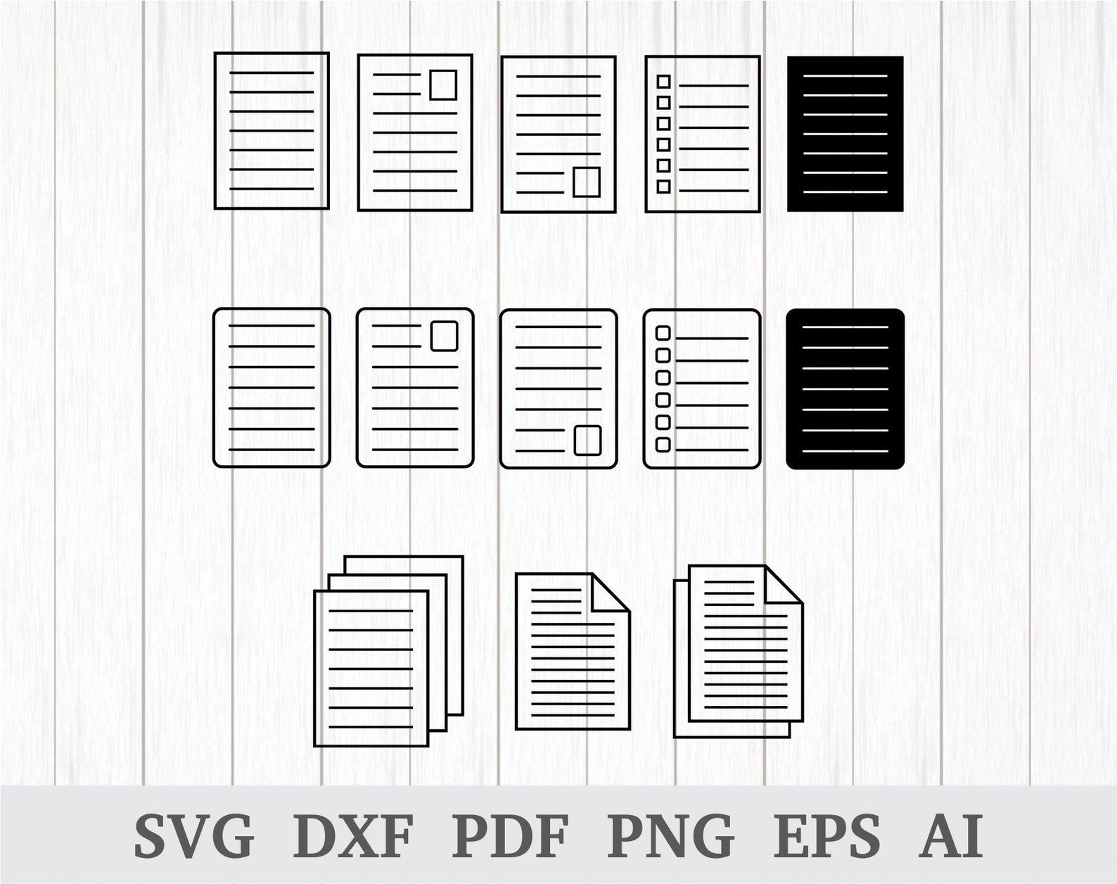 Paper SVG, Page Svg, Document SVG, Business Svg, Checklist Svg, Paper ...