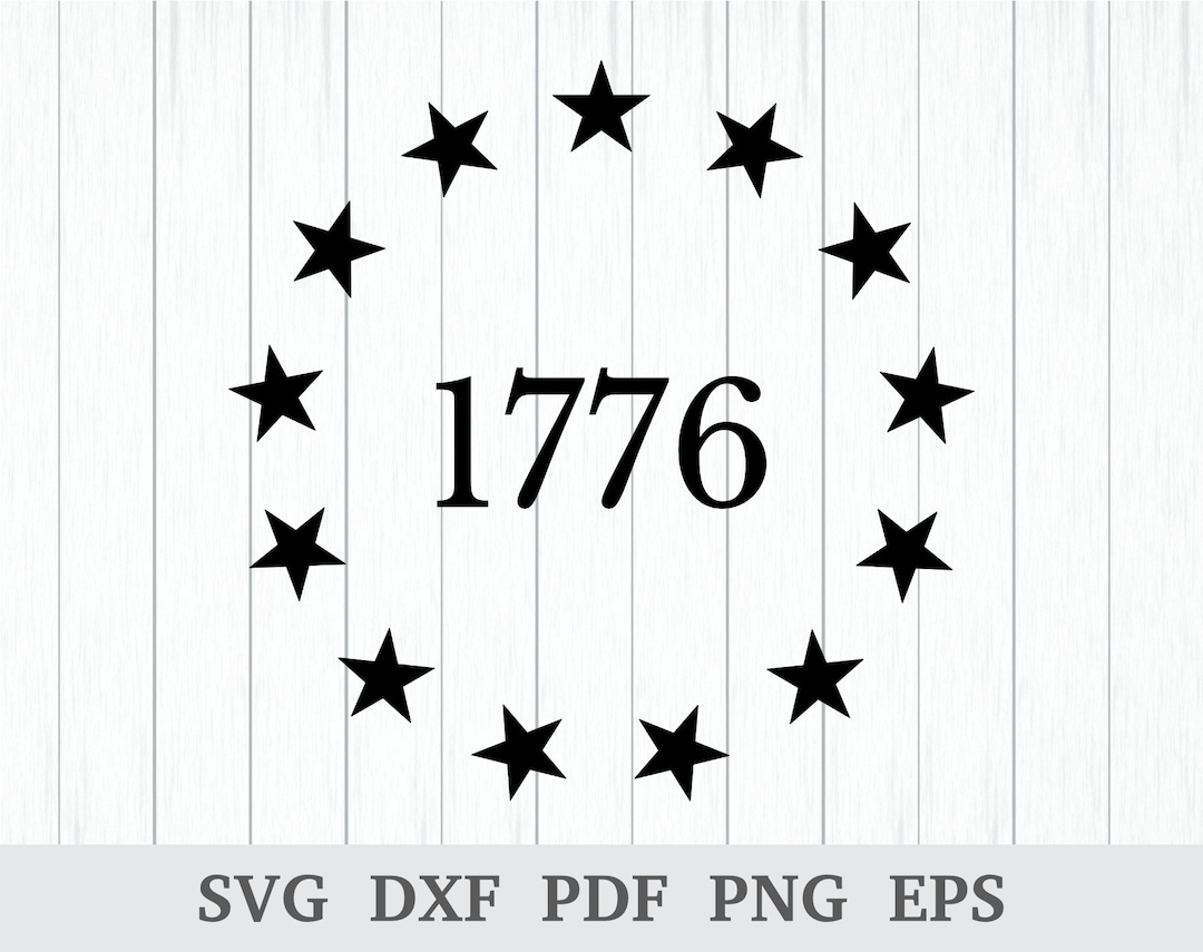 1776 Star Svg, We the People Svg, Betsy Ross Svg, 13 Stars Svg ...