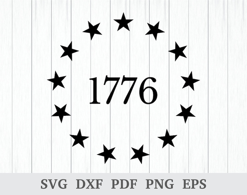 1776 Star Svg, We the People Svg, Betsy Ross Svg, 13 Stars Svg ...