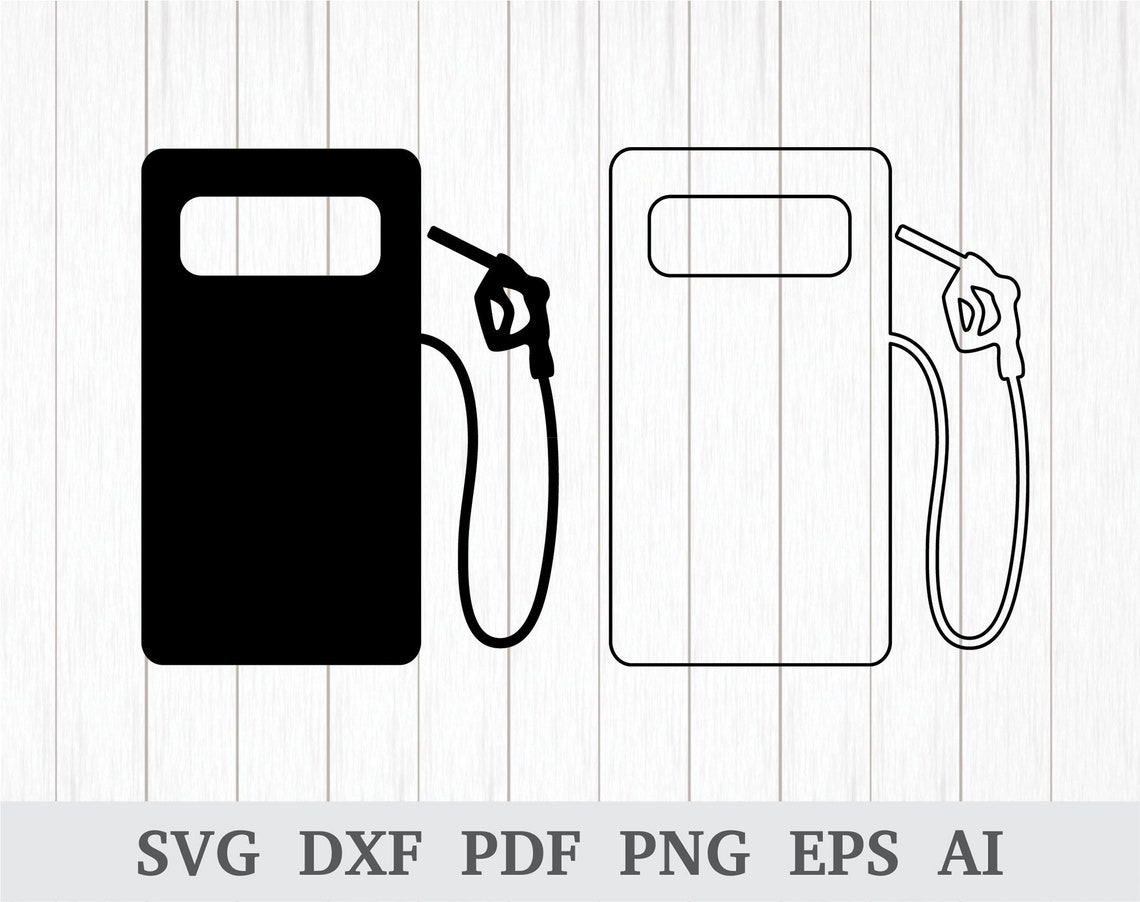 Gas Pump SVG Gasoline SVG Gas Station SVG Petroleum Svg - Etsy