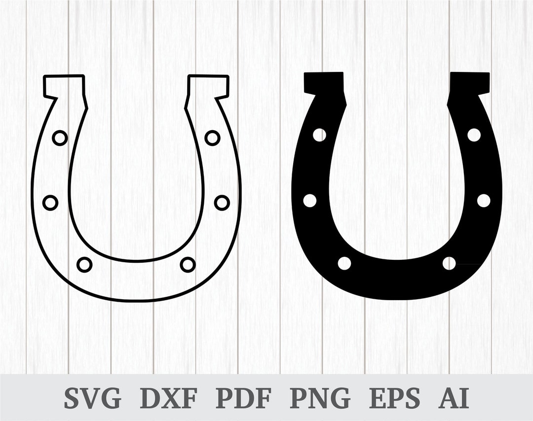 Horseshoe SVG, Horseshoe Clipart, Horseshoe Vector, Horseshoe Cutting ...
