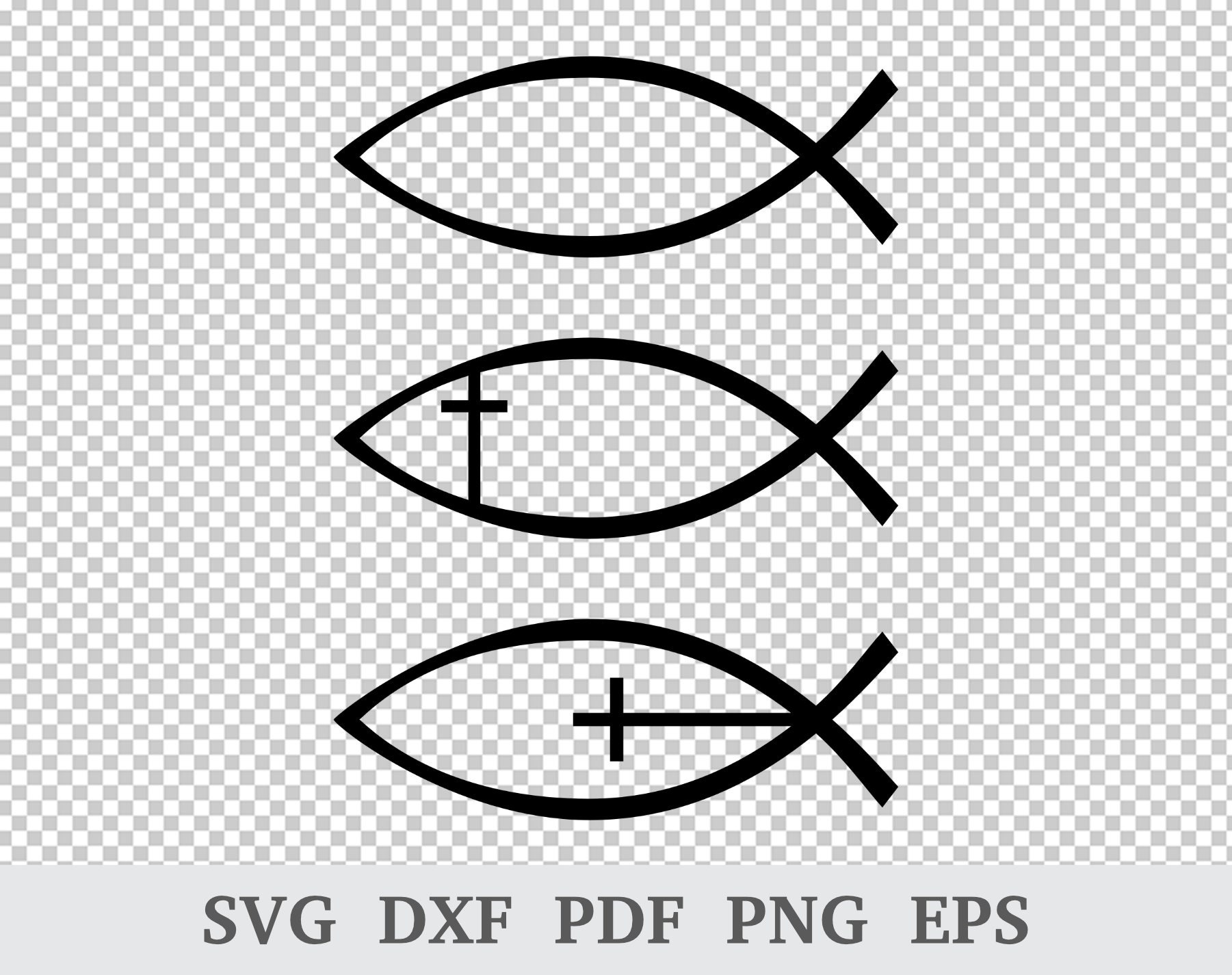 Christian Fish Svg, Jesus Fish, Ichthys, Christian Fish Symbol PNG, God ...