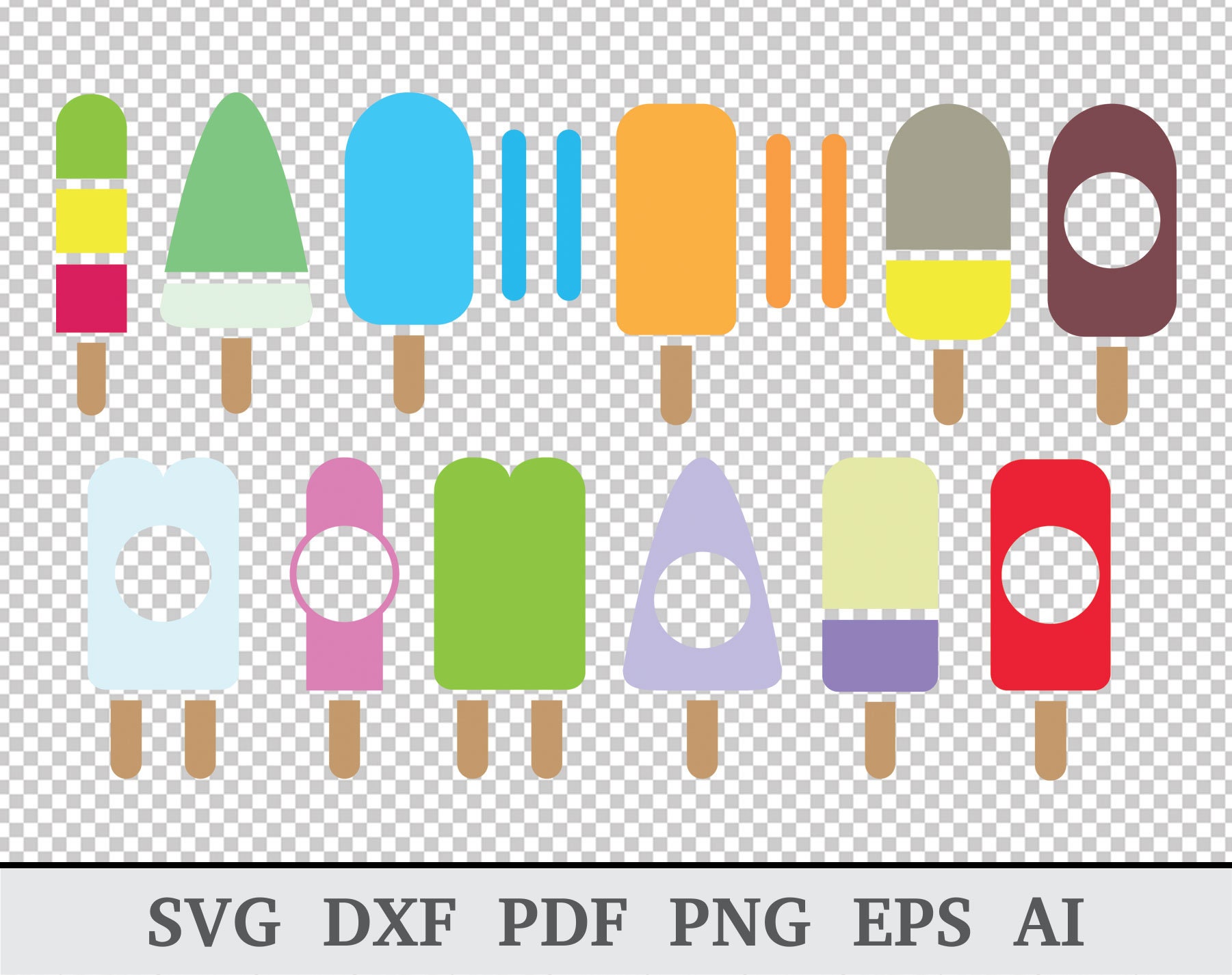 Ice Cream SVG File Ice Cream Monogram Svg Popsicles Svg Ice - Etsy Canada