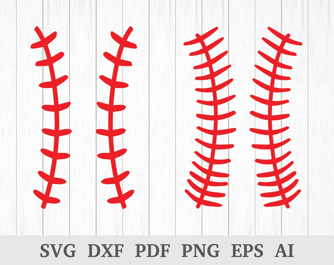 Baseball Stitches SVG, Sports SVG, Baseball SVG, Softball Stitches Svg ...