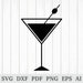 Martini Glass SVG, Martini Svg, Cocktail Svg, Martini Vector, Martini ...