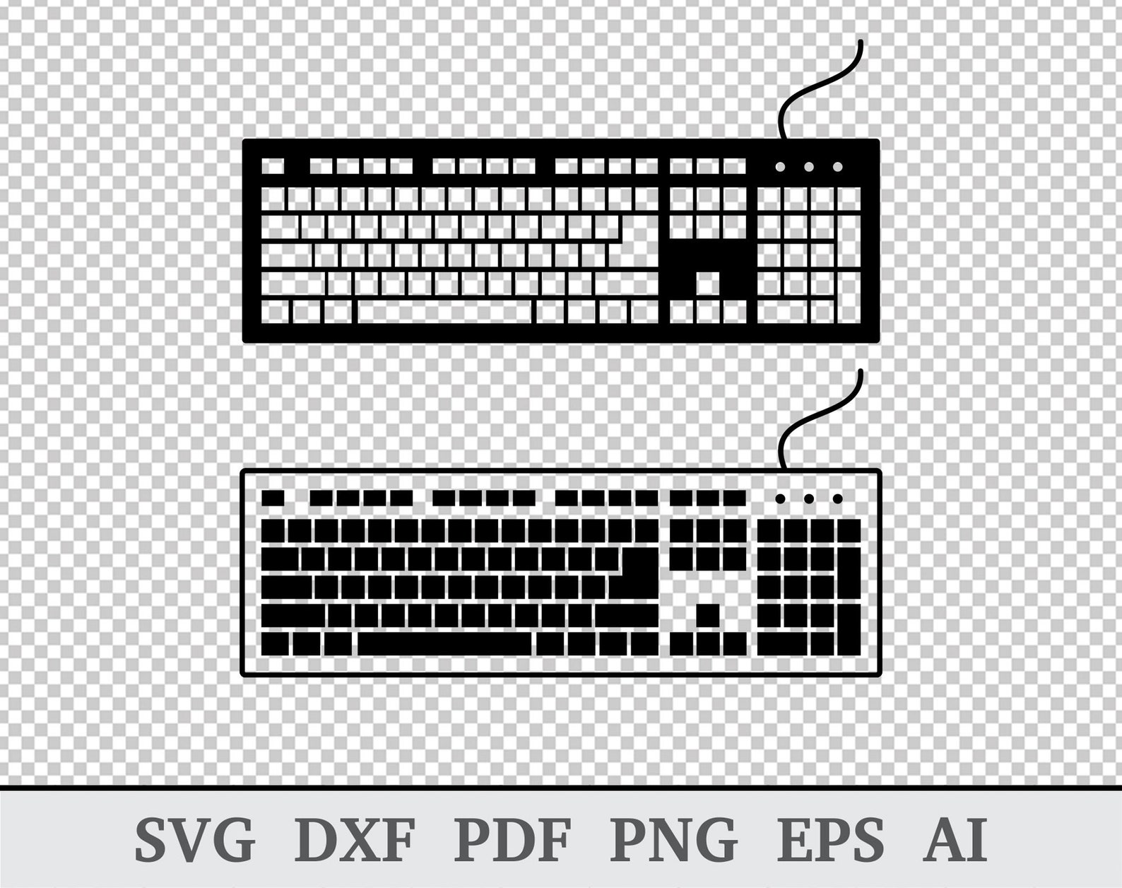 Keyboard SVG Computer Keyboard Svg Computer Svg Keypad - Etsy