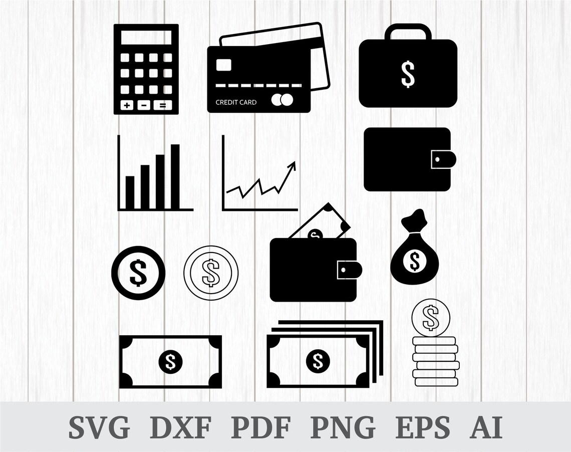 Money Svg Dollar Svg Cash Svg Currency Svg Money Bag Svg - Etsy