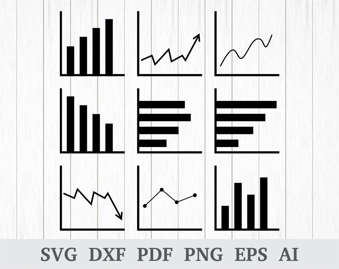 Graph Svg, Graph Clip Art, Graph Clipart, Business Svg, Graph Vector ...