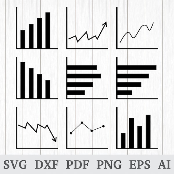 Graph Clipart - Etsy