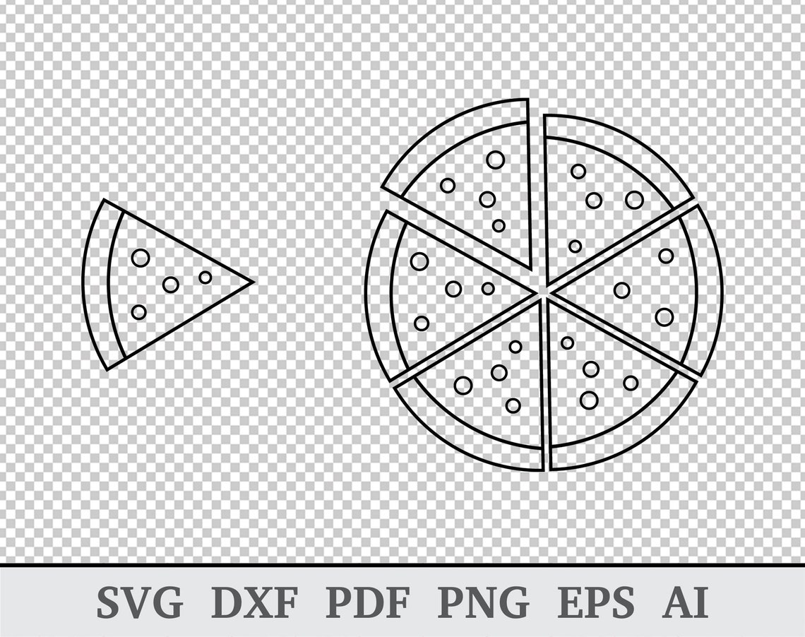 Pizza SVG, Pizza Slice SVG, Food SVG, Pizza Vector, Pizza Slice Vector ...
