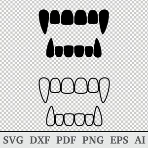 Vampire Teeth Svg, Halloween Svg, Vampire Fangs Svg, Vampire Svg ...