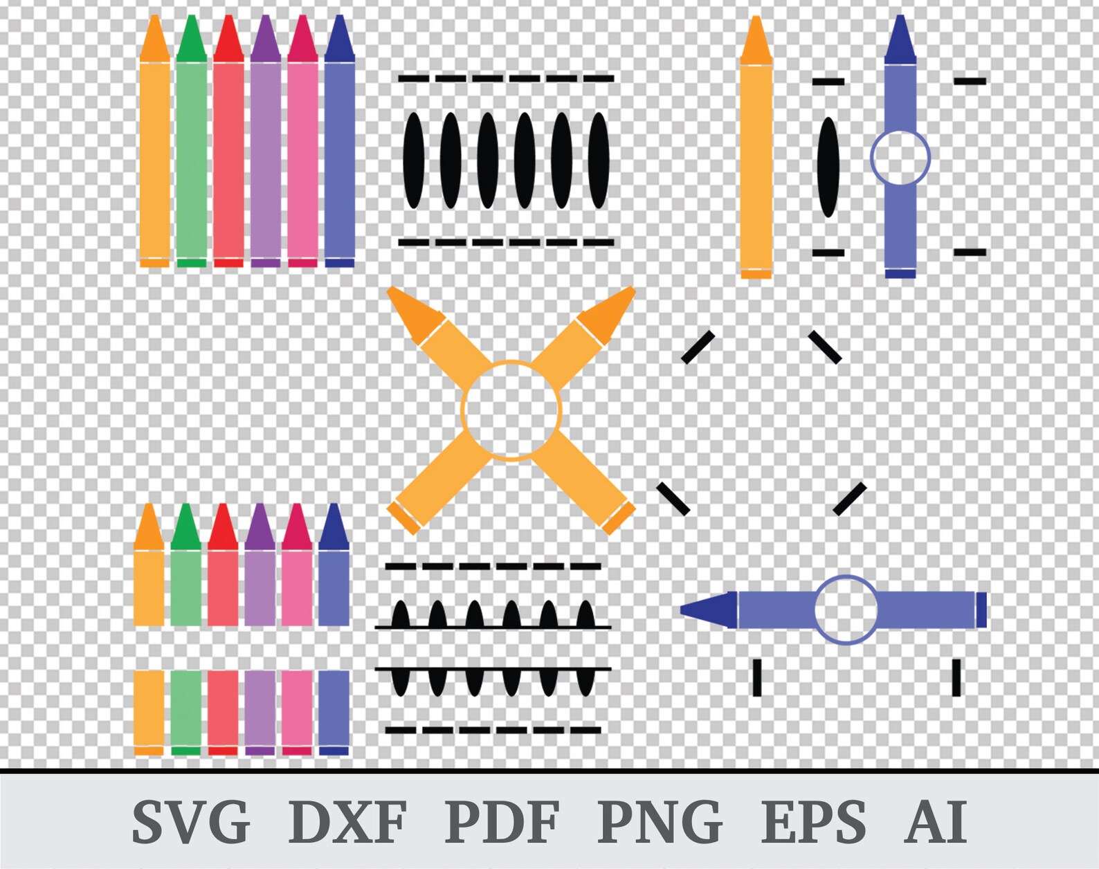 Crayons SVG Crayon SVG School Svg Teacher SVG Colors Svg - Etsy UK