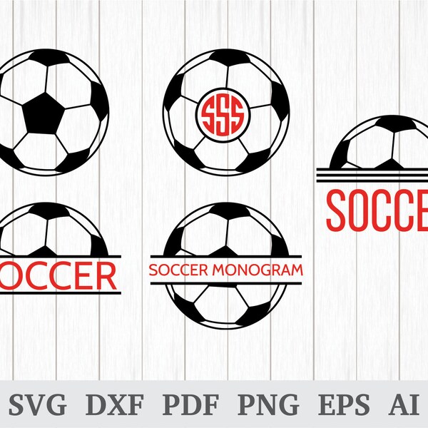 Sports Monograms Svg - Etsy