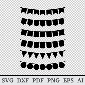 Bunting SVG, Bunting Banner Svg, Banners Svg, Bunting Banner Flag ...