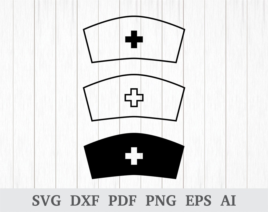 Nurse Hat SVG, Nurse SVG, Medical Nurse Hat Svg, Nurse Life Svg, Nurse ...
