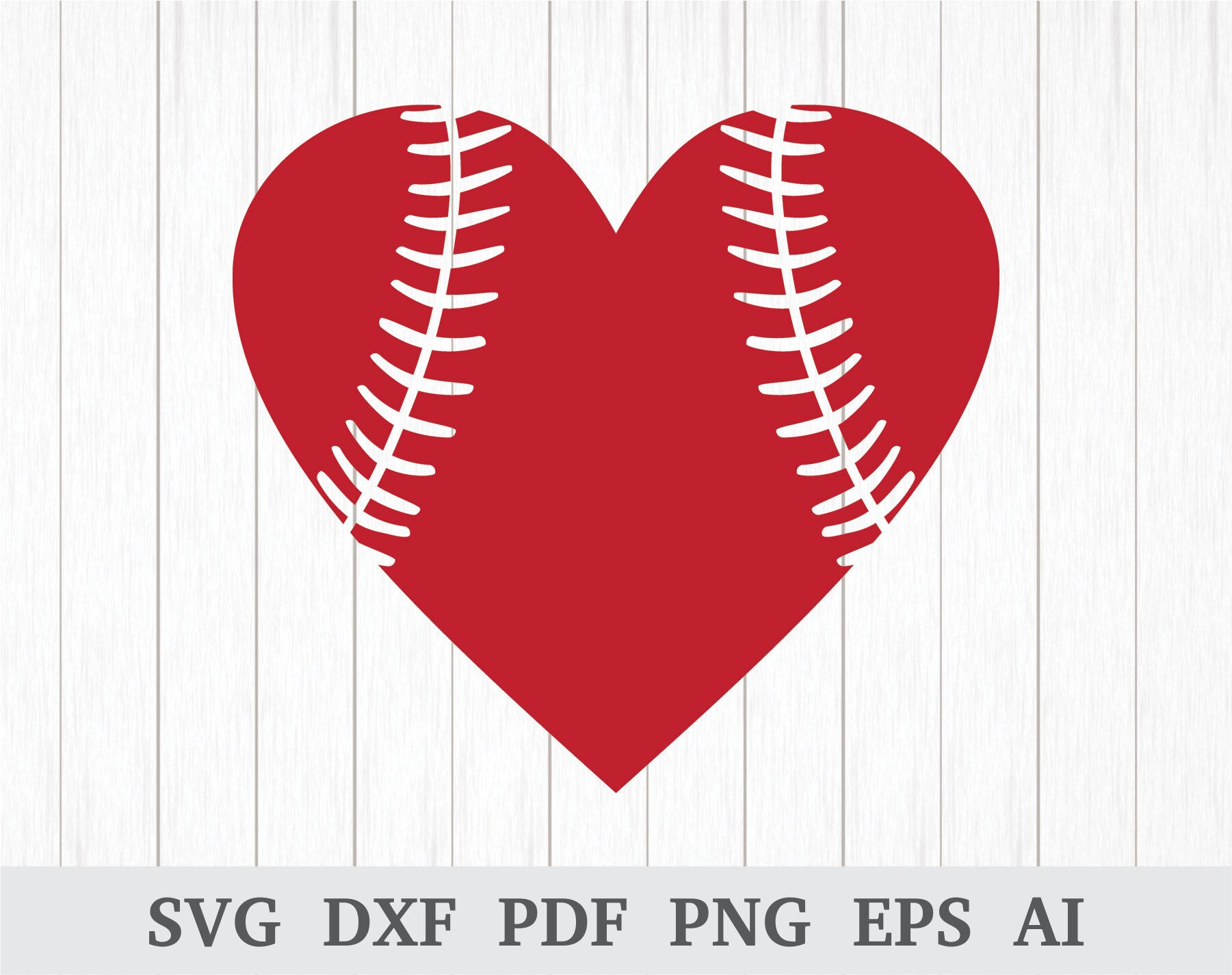 Baseball Stitches Heart SVG, Sports SVG, Baseball SVG, Svg Cutting File ...