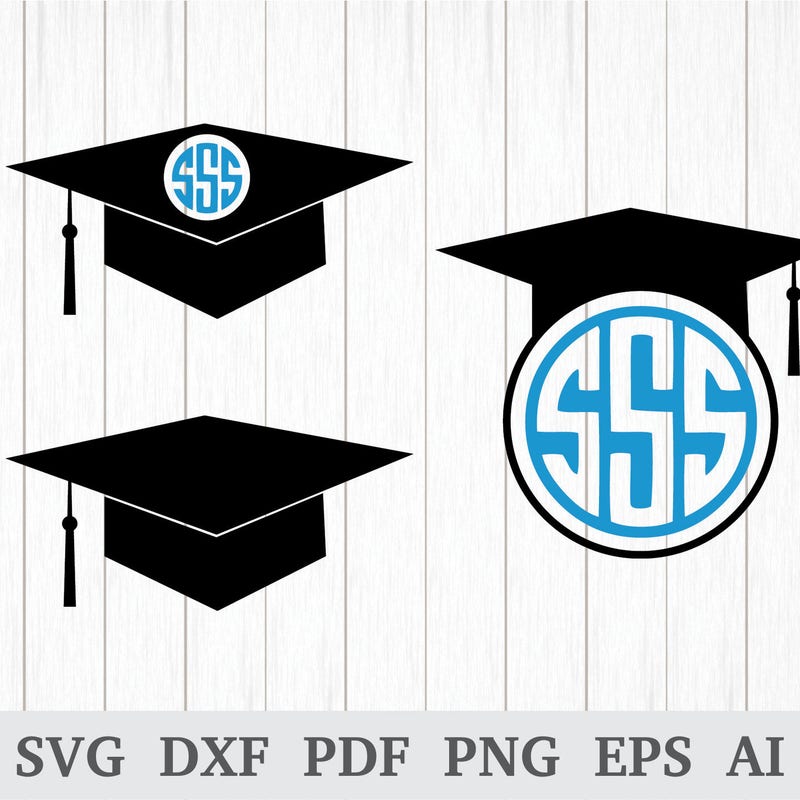 Graduation Hat Svg - Etsy