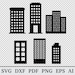 Buildings SVG, Building Clipart , Building Vector, Skyscraper Svg ...