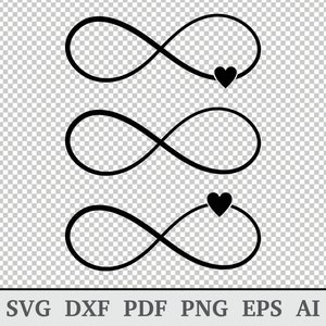 Infinity Heart Svg, Infinity Svg, Infinity Svg Bundle, Infinity Symbol ...