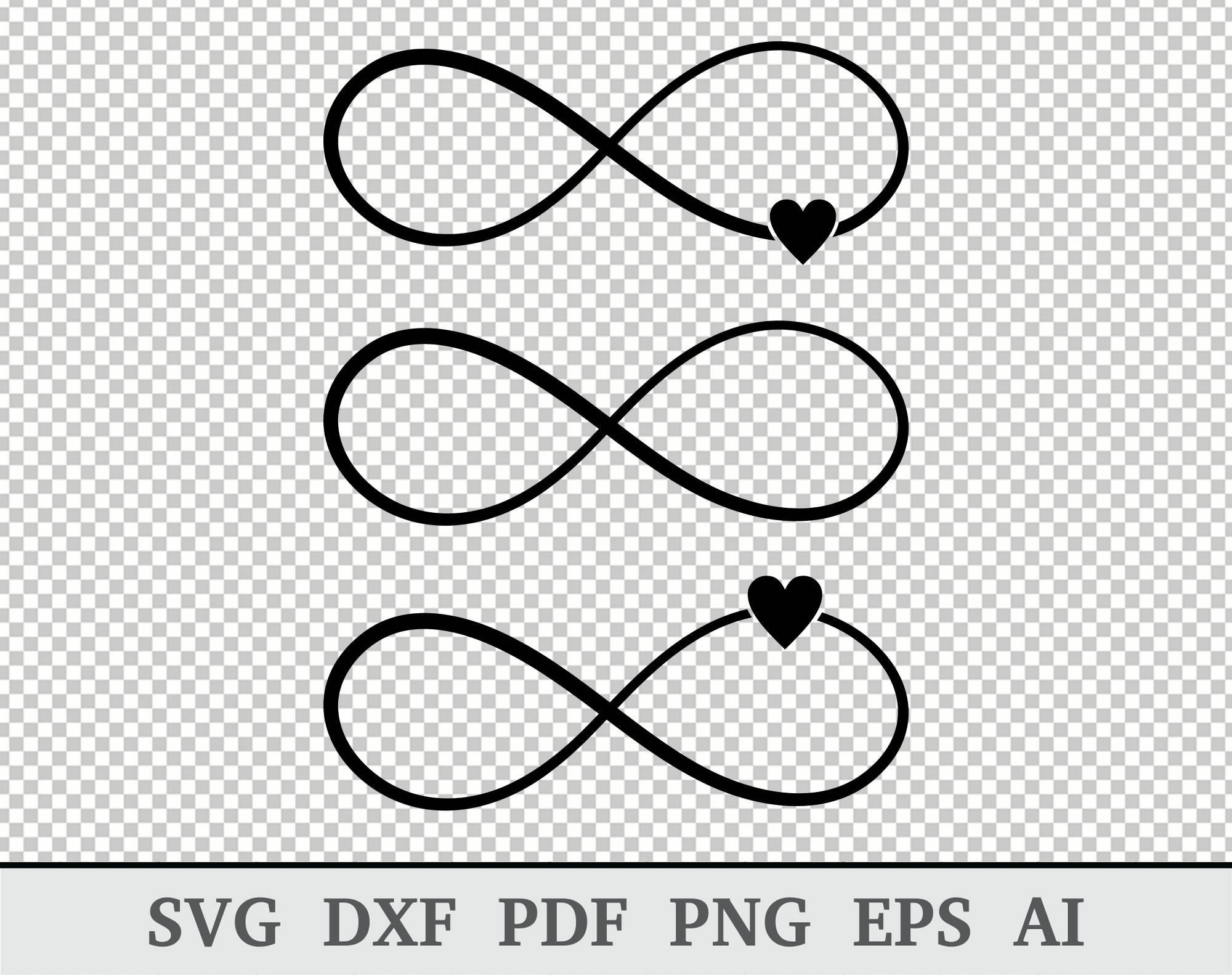 Infinity Heart Svg, Infinity Svg, Infinity Svg Bundle, Infinity Symbol ...