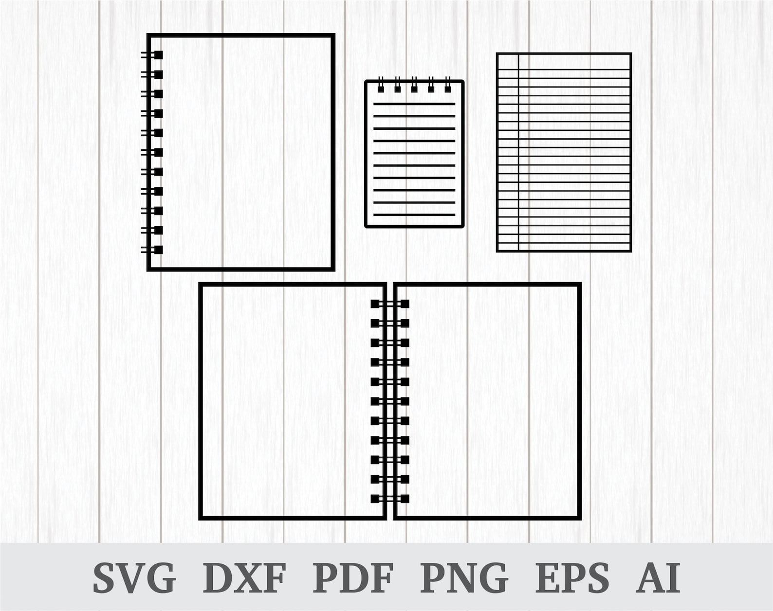 Notebook SVG Notebooks SVG Paper Svg Notepad SVG Notepads - Etsy UK