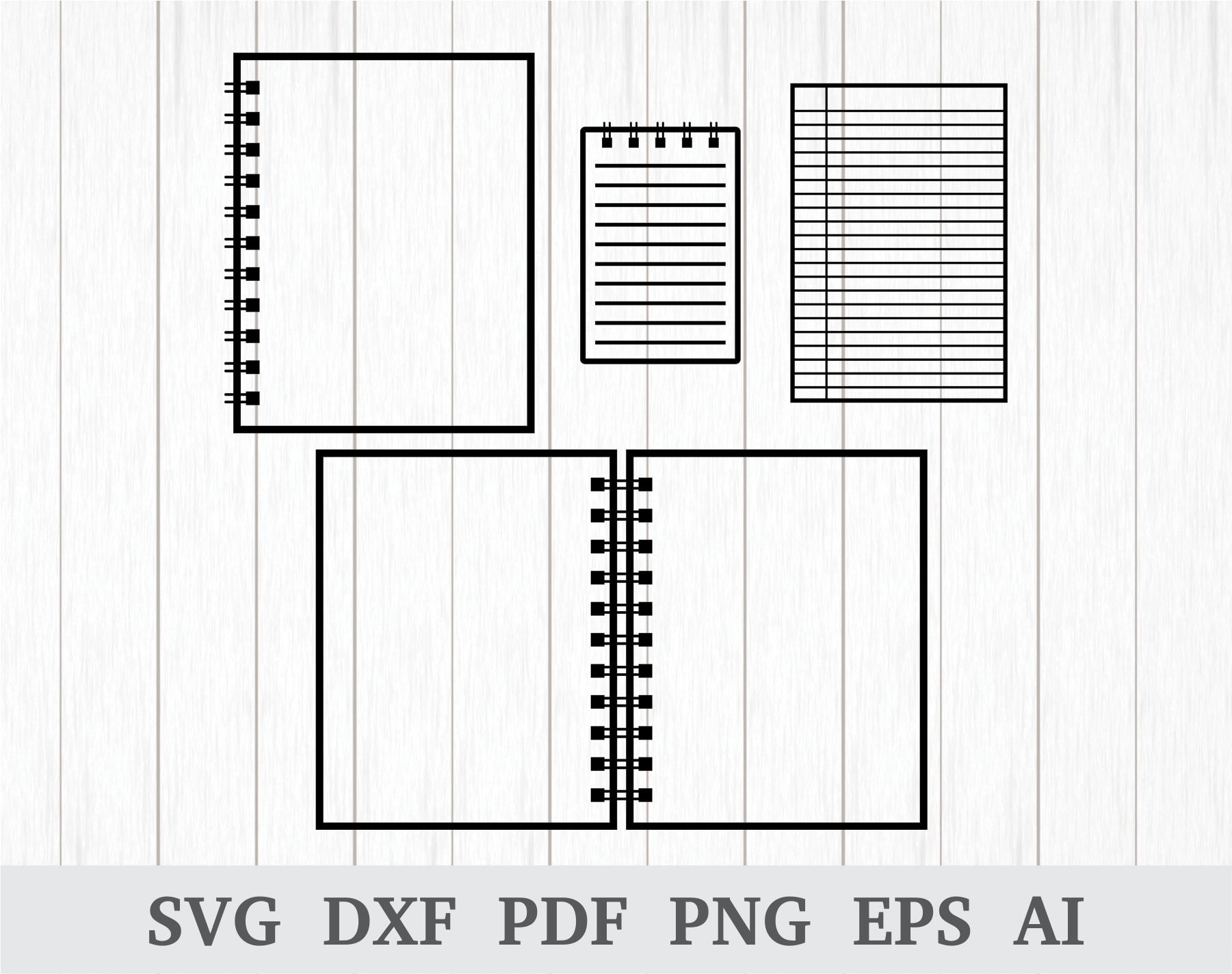 Notebook SVG Notebooks SVG Paper Svg Notepad SVG Notepads - Etsy UK