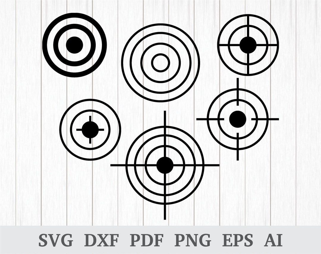 Target SVG, Bullseye SVG, Target Png, Target Clipart, Archery Svg ...