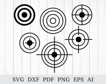 Distressed Archery Target Svg Archery Svg Dxf Eps - Etsy
