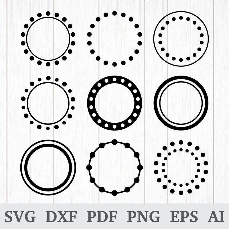 Polka Dot Frame - Etsy