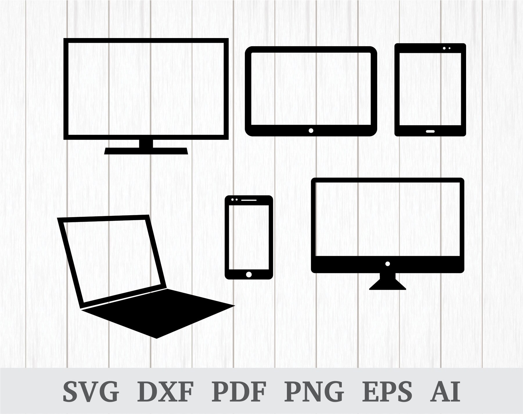 Computer Svg Phone SVG File Electronics Svg Laptop Svg I | Etsy