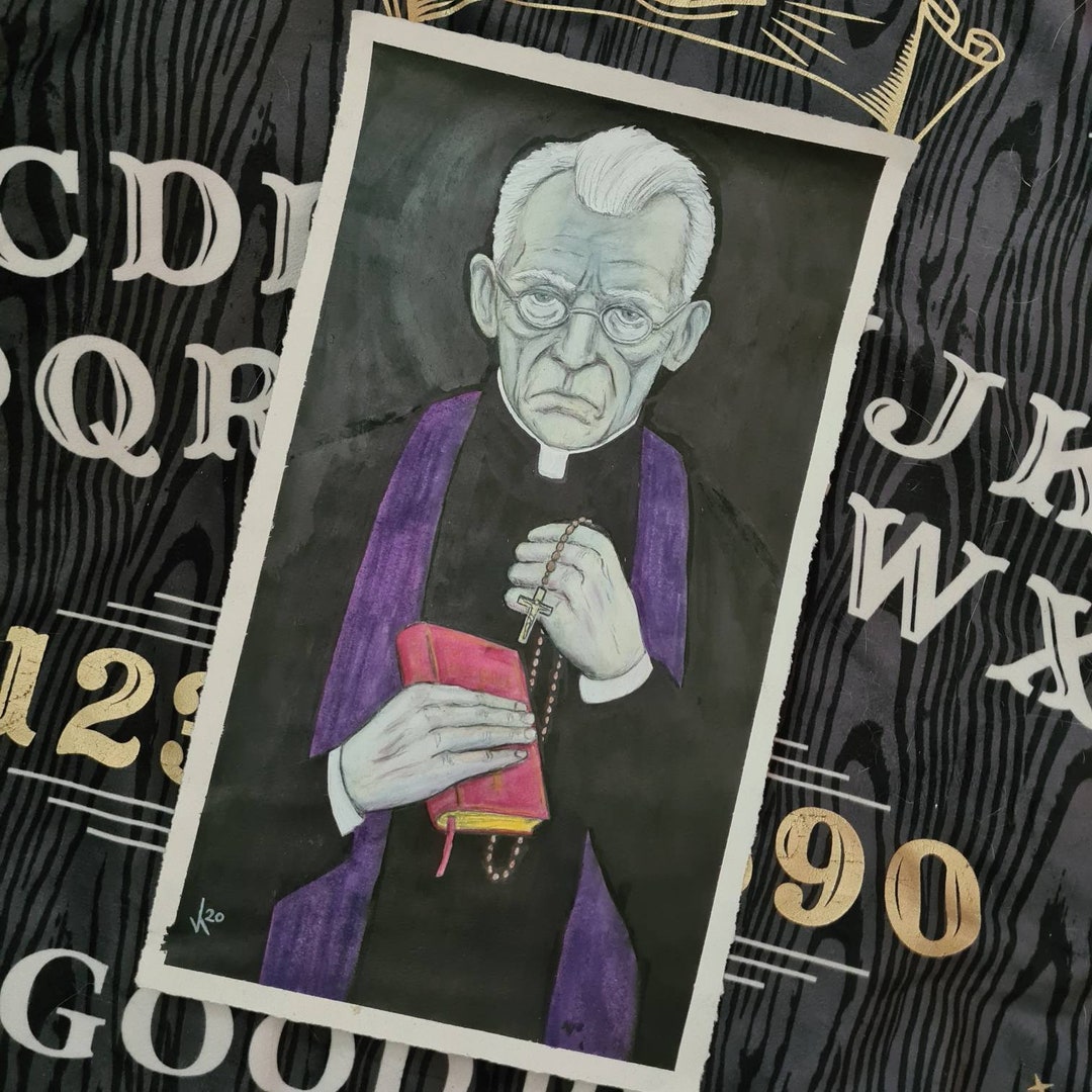 Father Merrin the Exorcist - Etsy