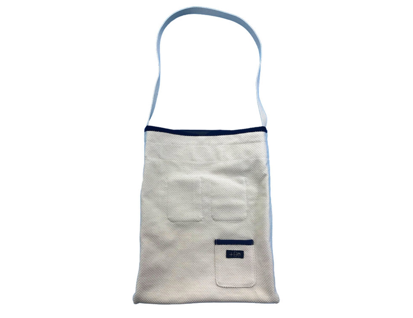 TDM Original Hand-made Japanese Sashiko Woven Boro Indigo Messenger ...