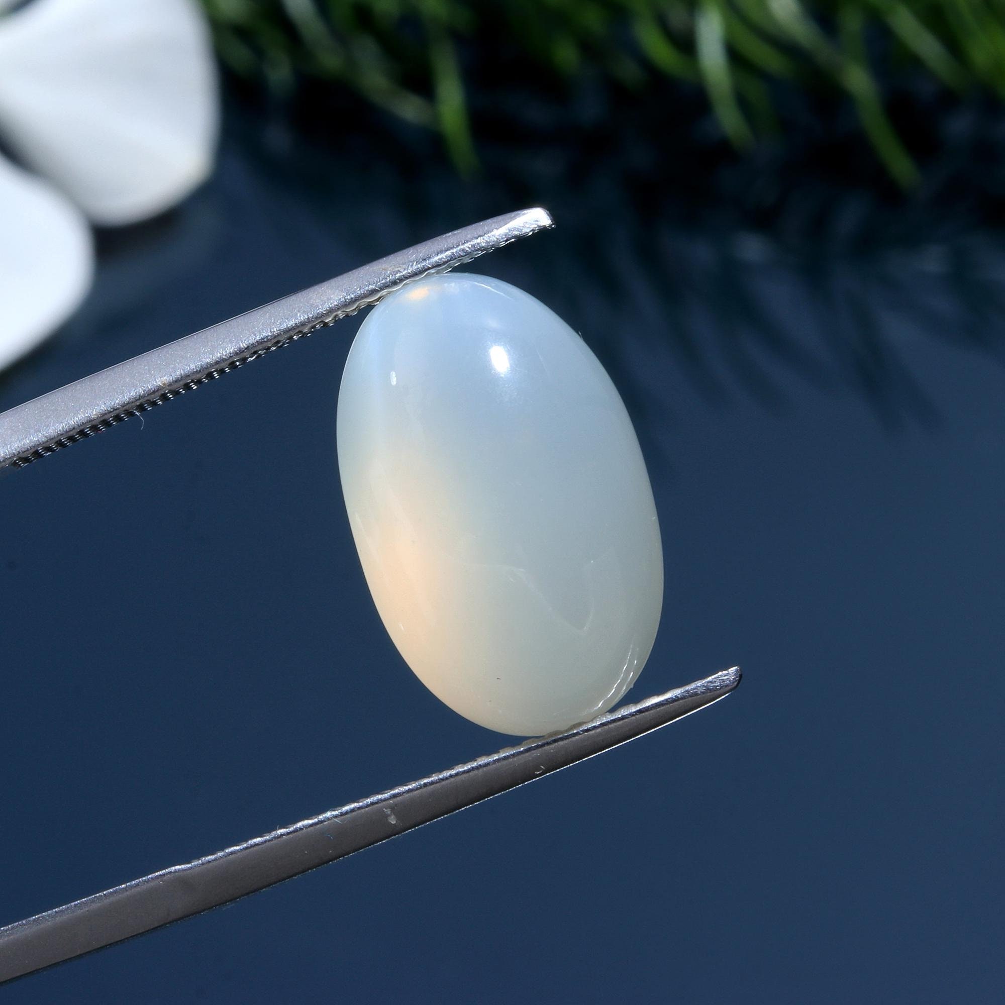 Moonstone Natural Gemstone, Oval Shape Certified Moonstone, Loose ...
