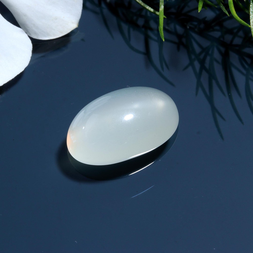 Moonstone Natural Gemstone, Oval Shape Certified Moonstone, Loose ...