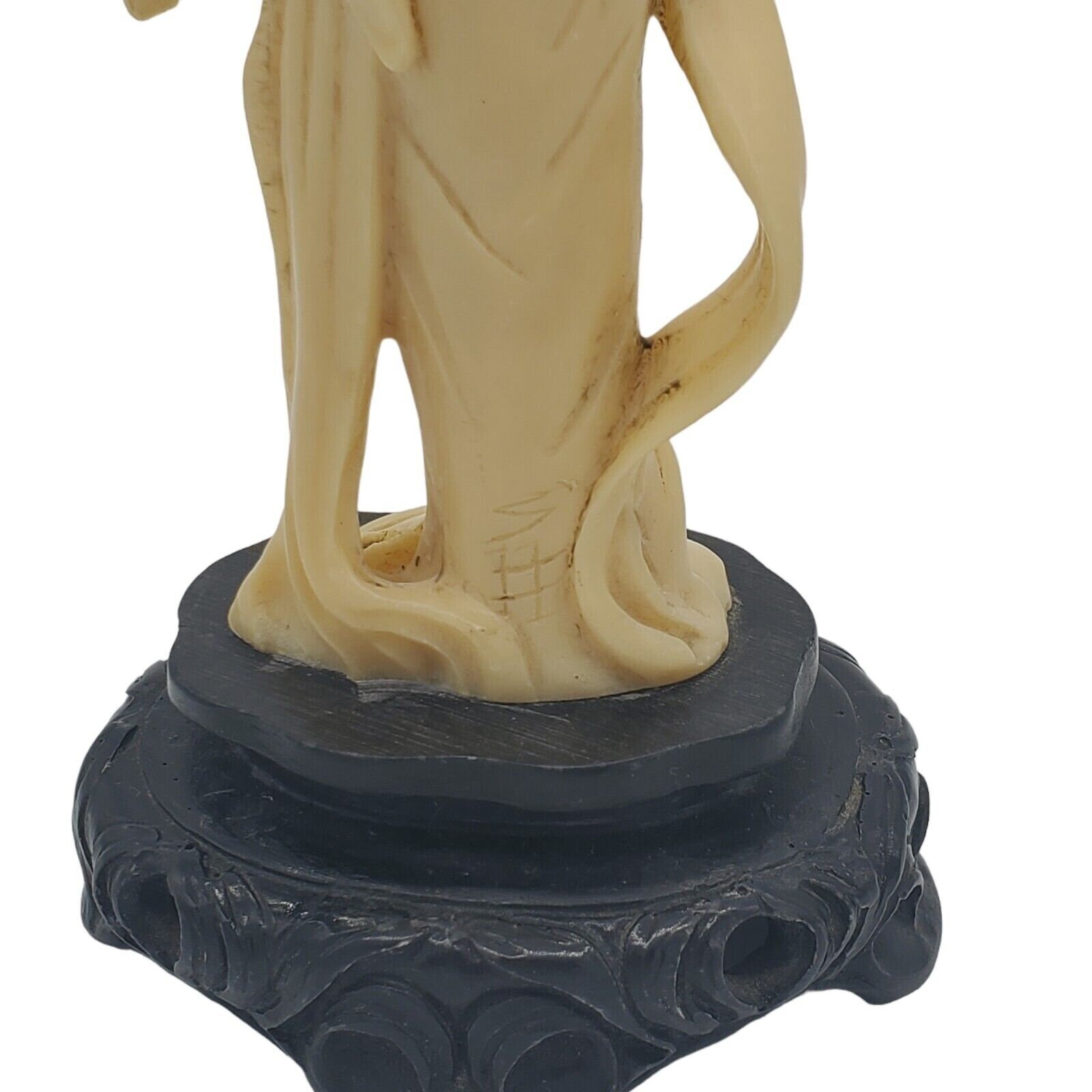 Signed A Santini Sculpture Asian Geisha 12 Stork Oriental MCM Vintage ...