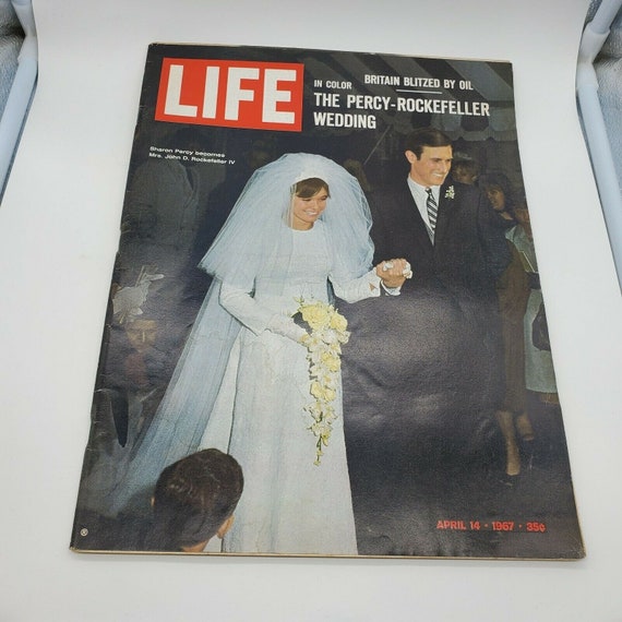 Life Magazine April 14 1967 Sharon Percy John D Rockefeller - Etsy